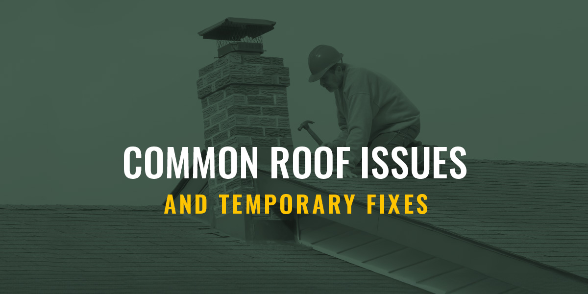 Common Roof Issues and Temporary Fixes - Totalroofing and Construction